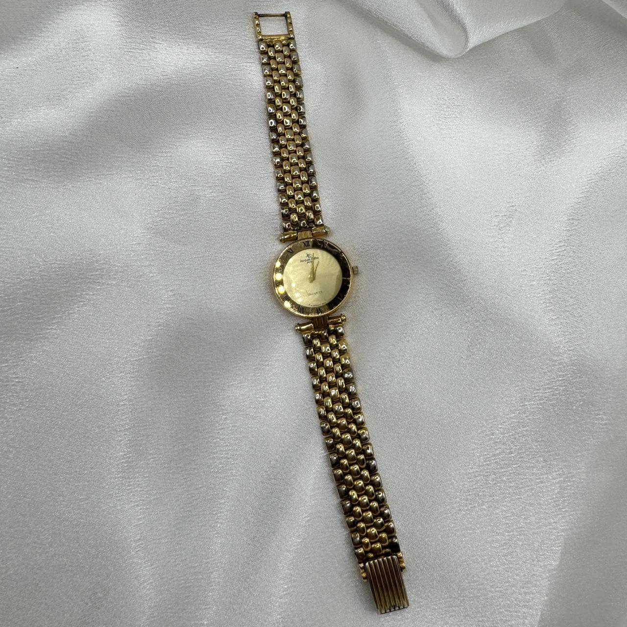 Vintage Jacques Edho Paris Swiss Ladies Gold Tone... - Depop