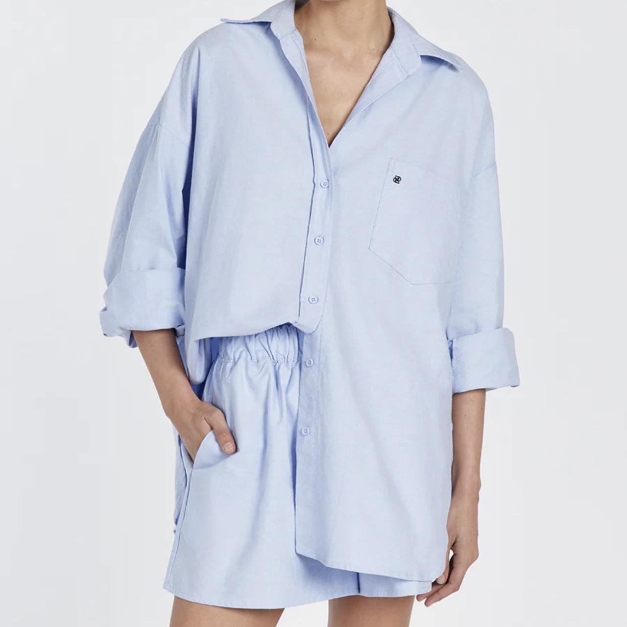 Dissh Rhea Oversize Cotton Shirt Size M / 10 Only... - Depop