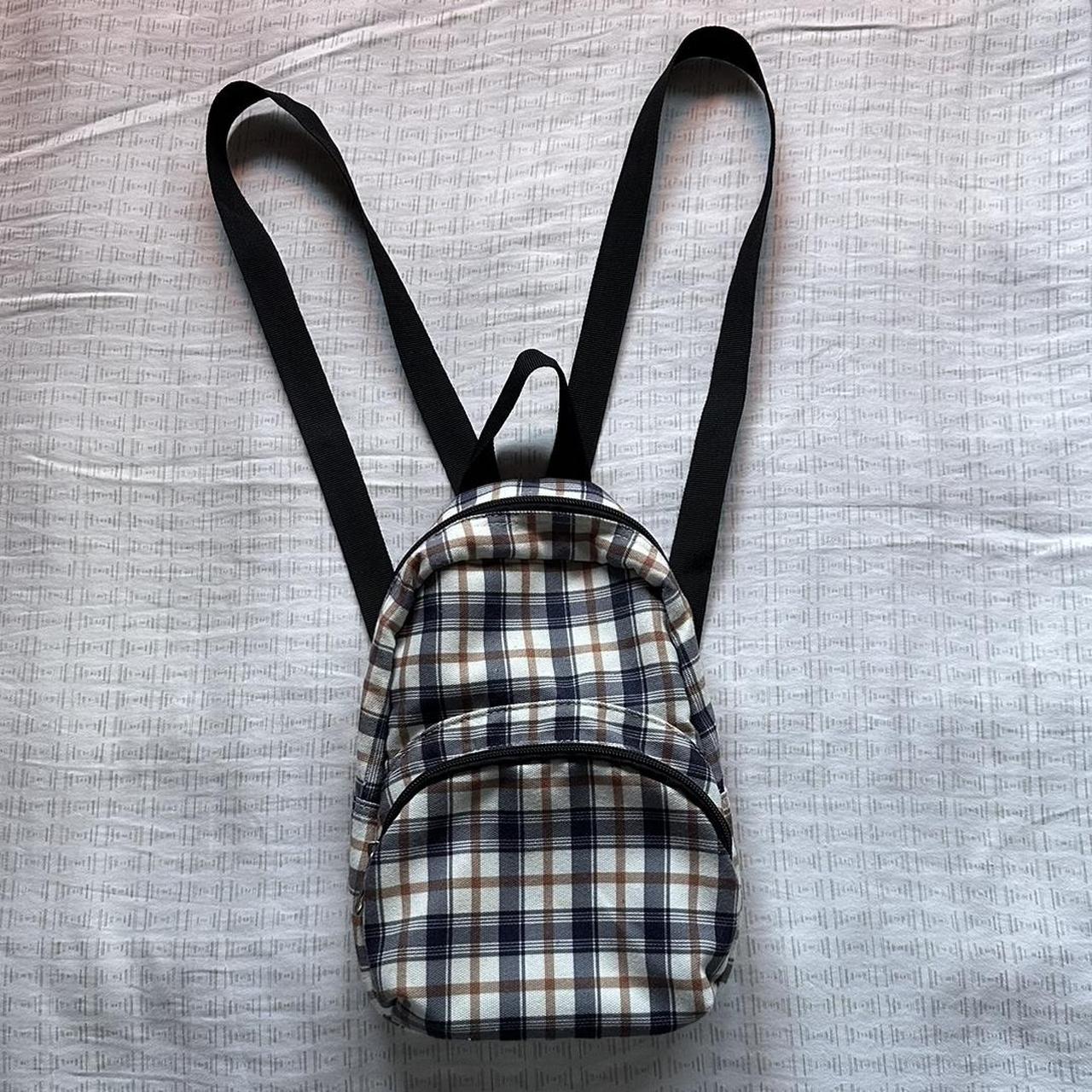 Plaid Mini Backpack no flaws! #minibackpack... - Depop