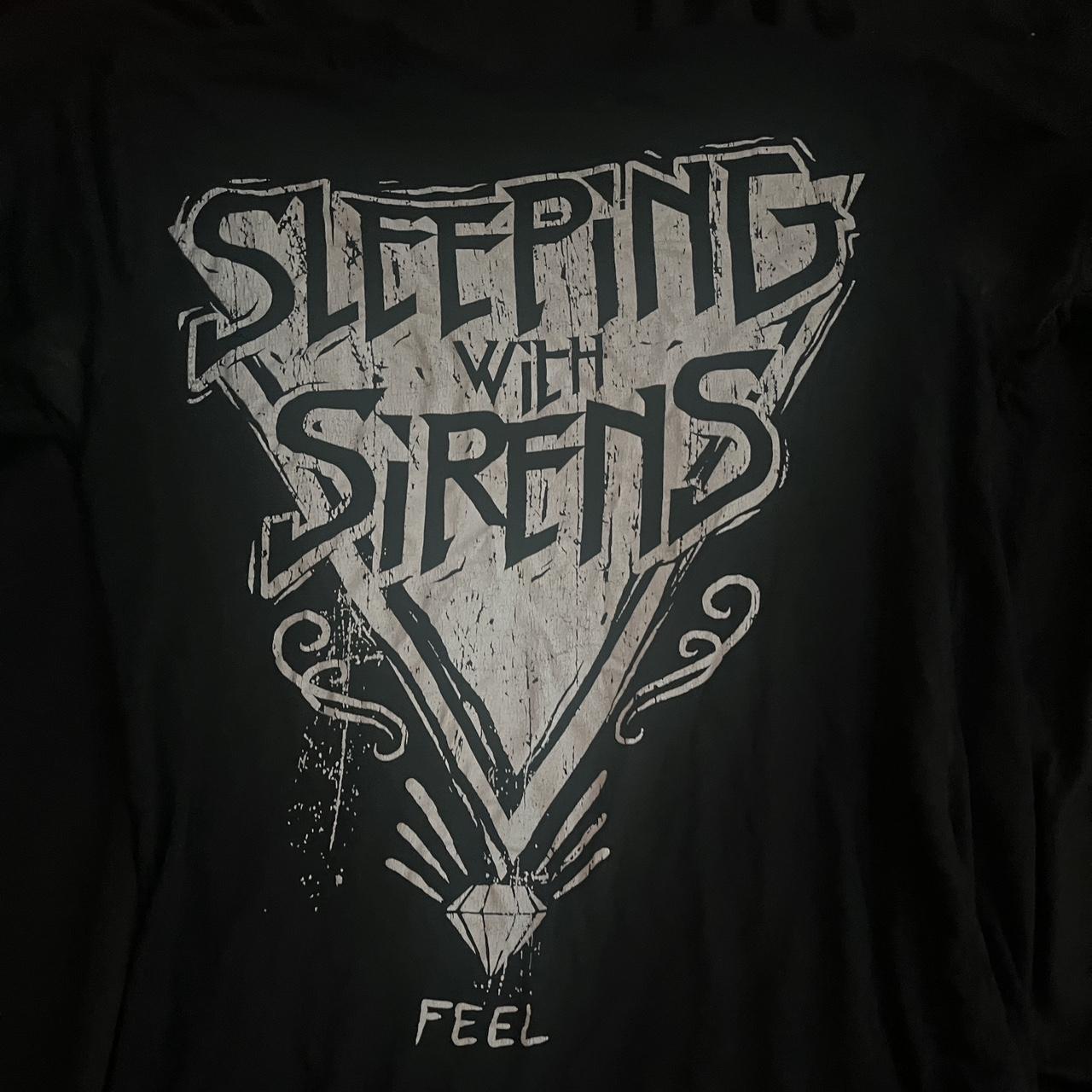 Sleeping with sirens shirt no flaws besides a few... - Depop