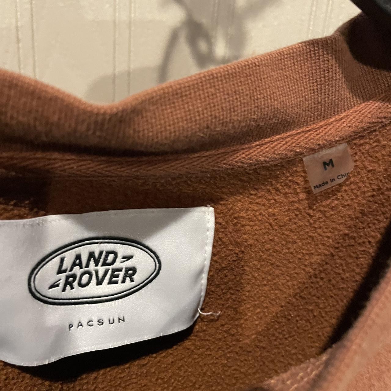 Pacsun Land Rover pullover size M slightly used - Depop