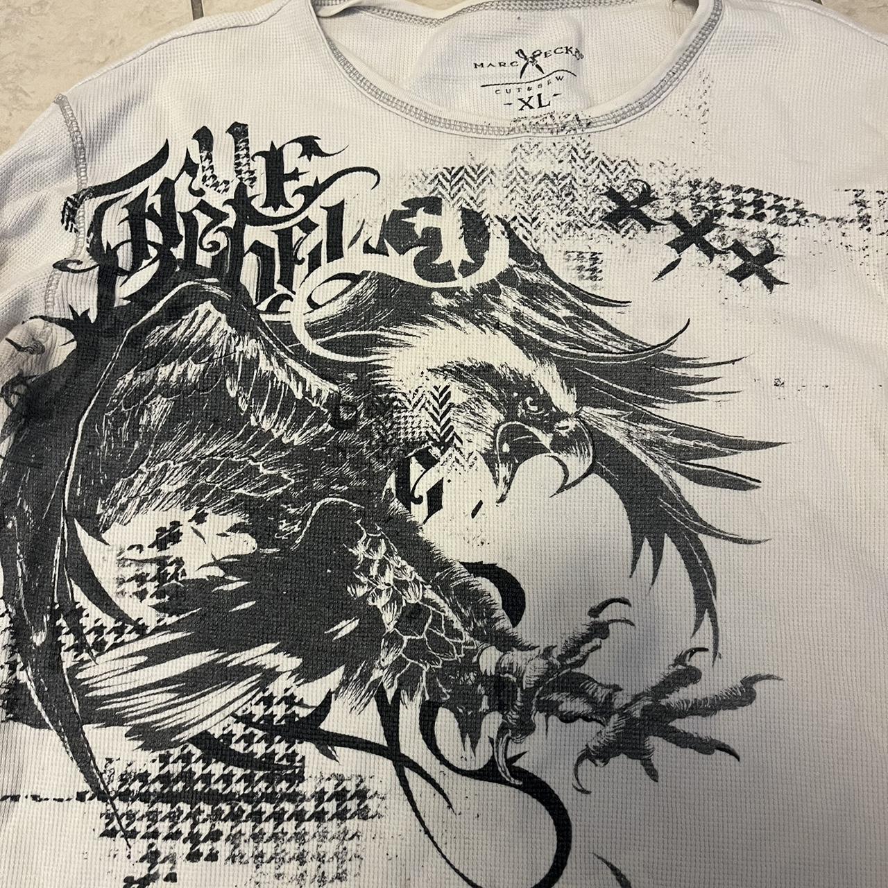 Cool vintage mark ecko shirt. Says xl but kinda is... - Depop