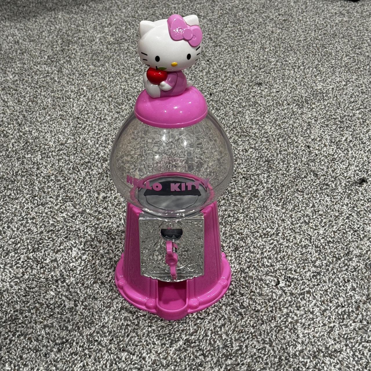 hello kitty gumball machine, can use without actual... - Depop