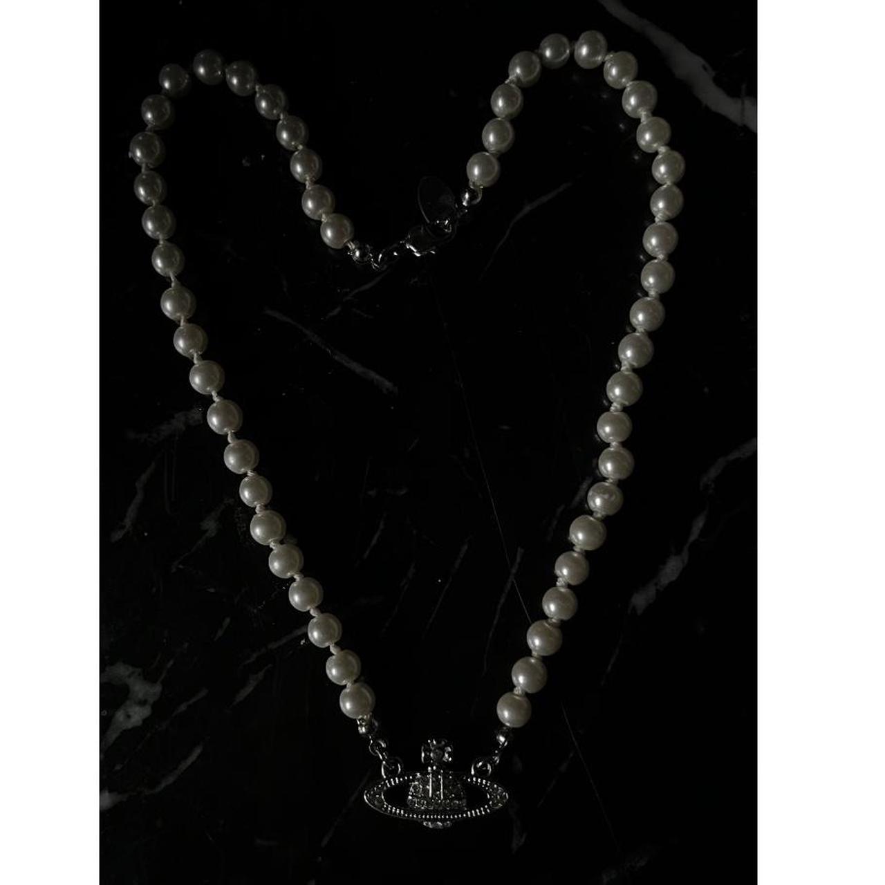 Vivienne Westwood Women's White and Silver Jewellery | Depop