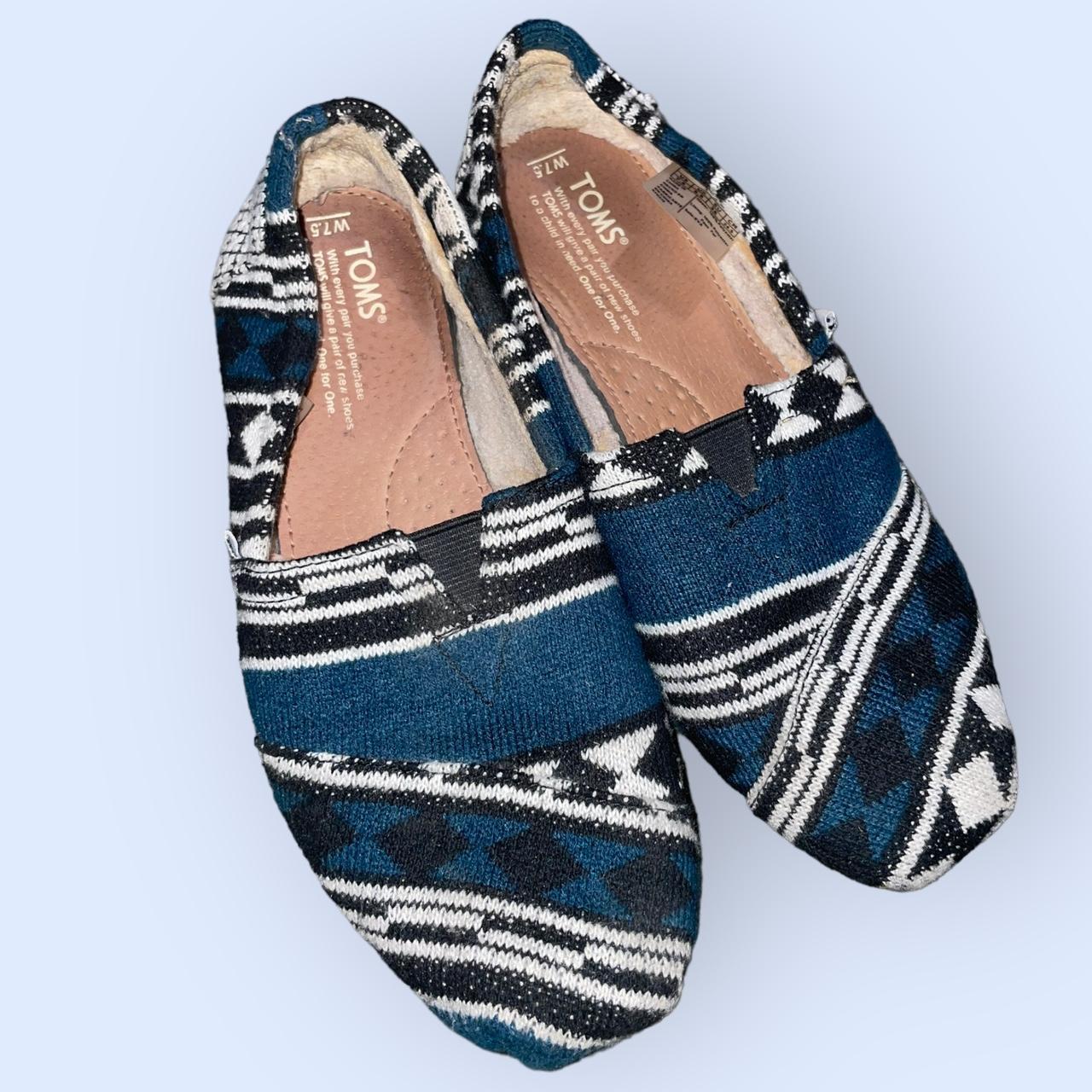 Tom’s Slip On Shoes Description: Tom’s Slip On with... - Depop