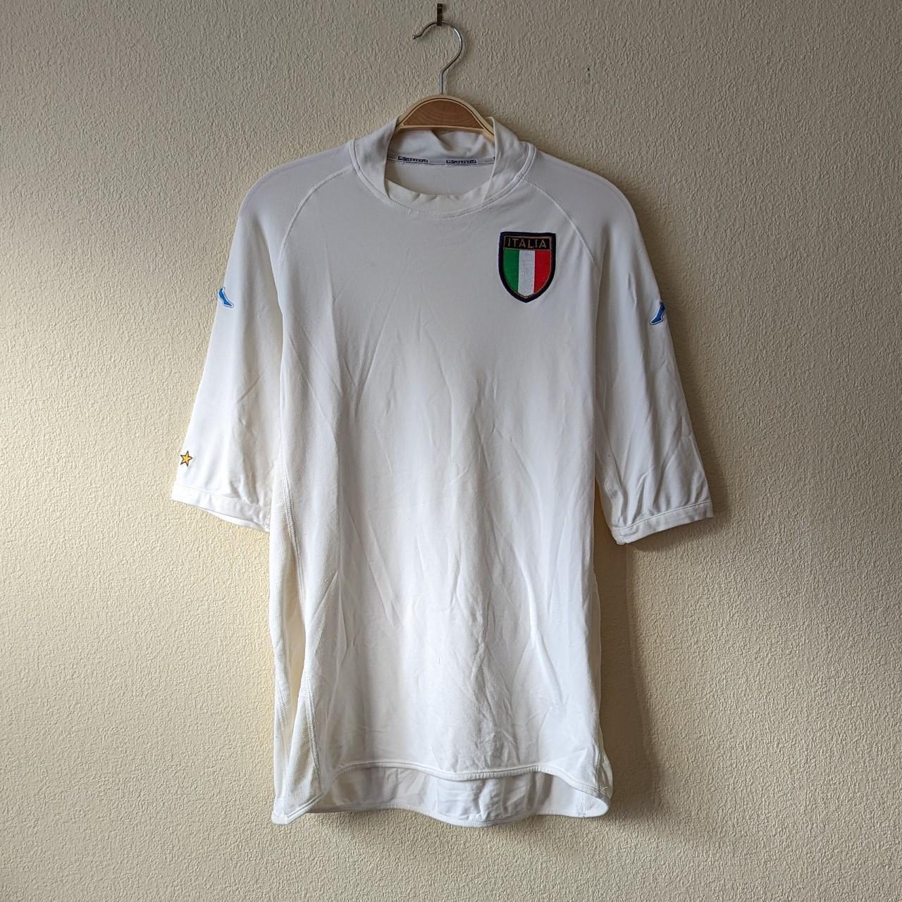 Italy 2002 world cup away kit x kappa Have this in... - Depop