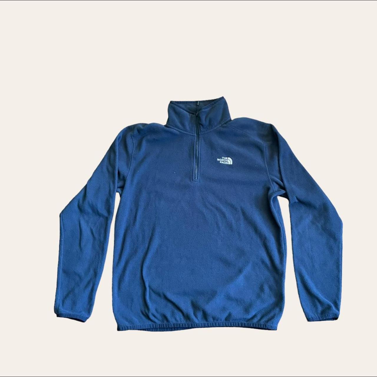 The North Face fleece jacket Half zip up Clean and... - Depop