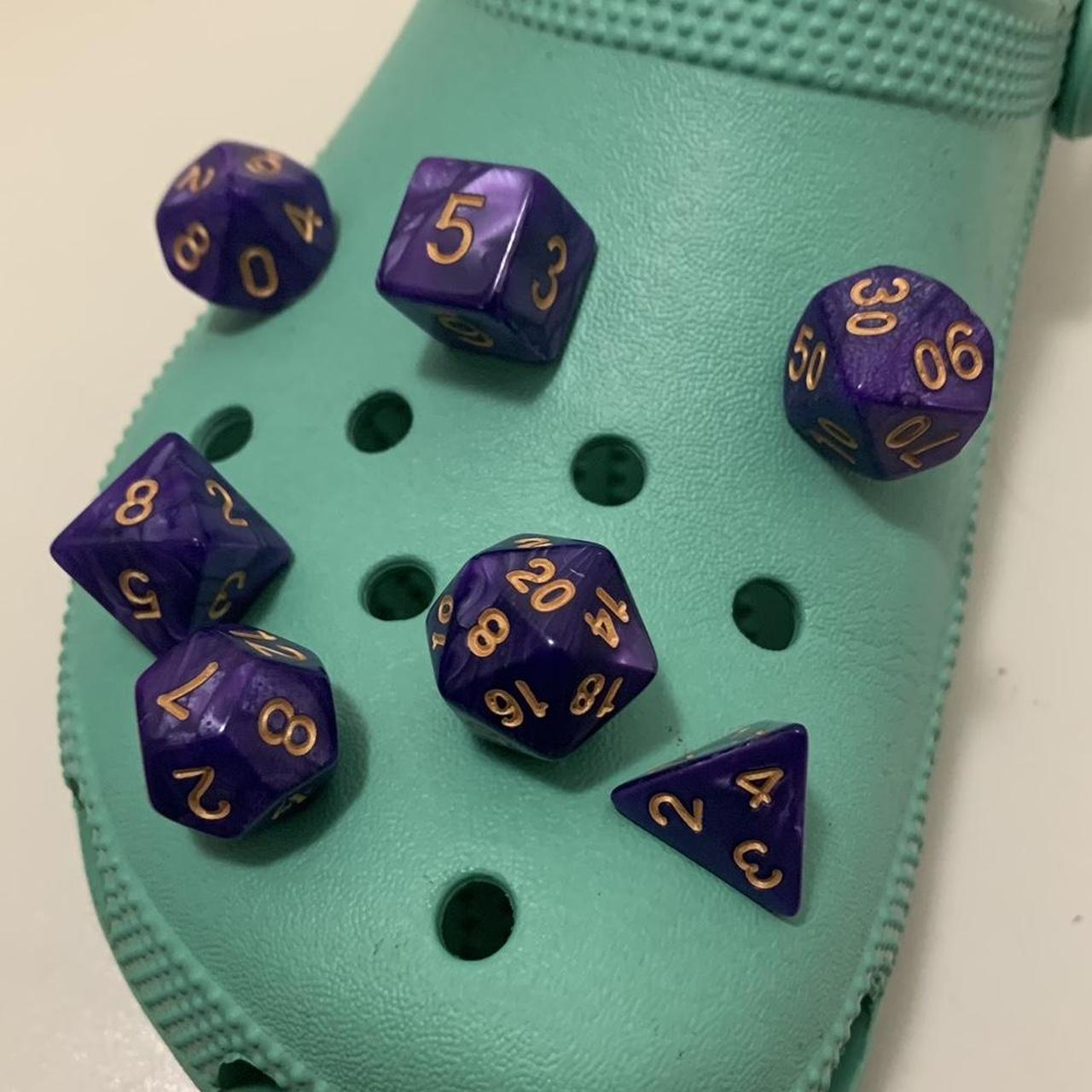 D&D/TTRPG Dice Jibbitz / Shoe Charms for Crocs Super... - Depop