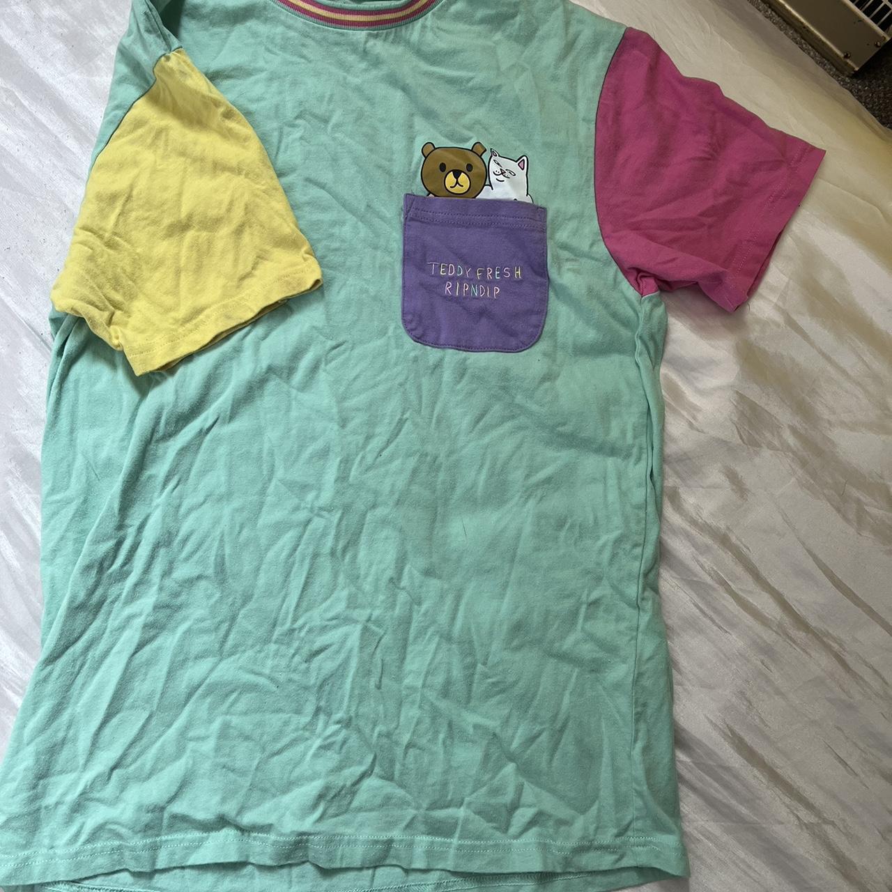 Teddy Fresh x RipnDip top. Has only been worn twice... - Depop