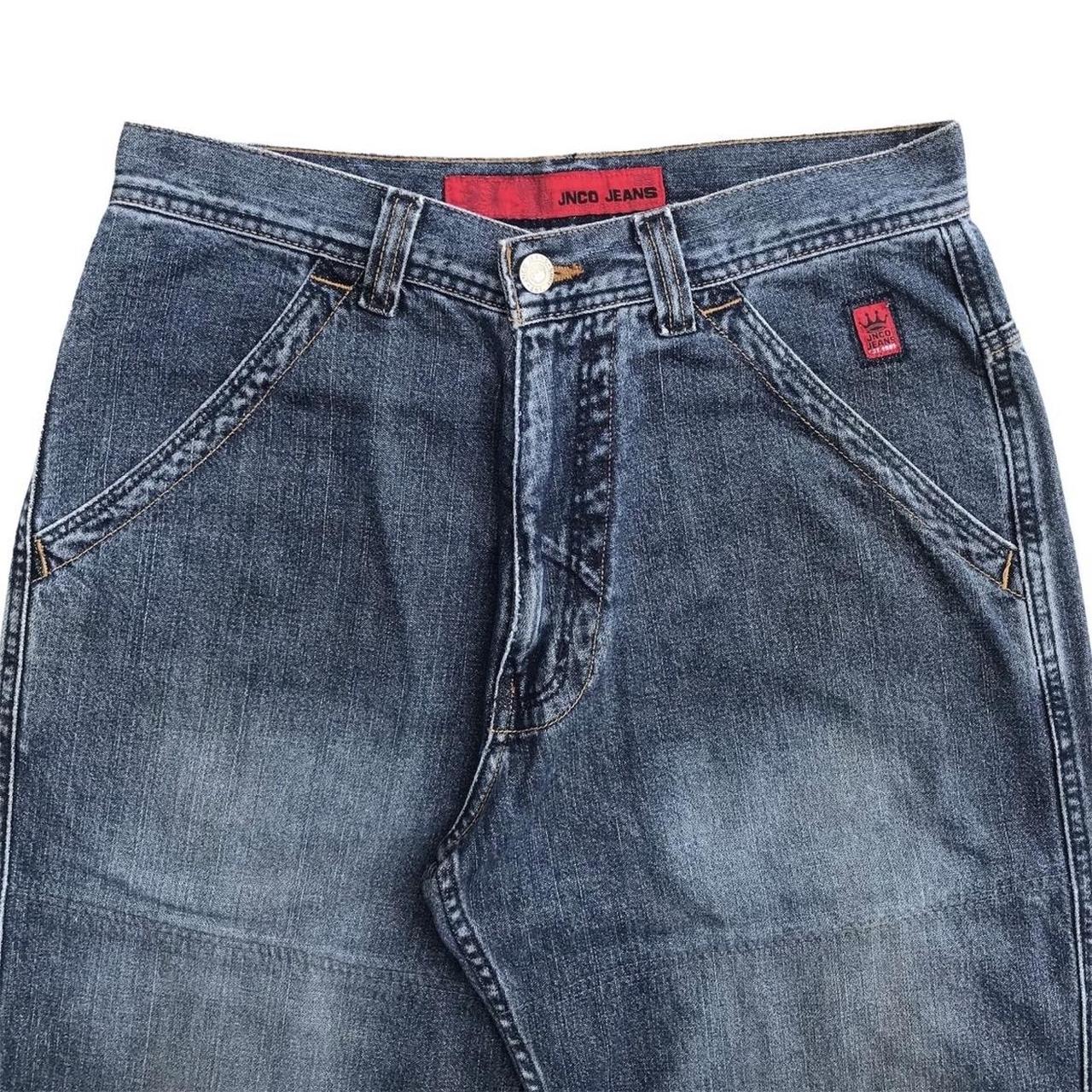 Rare Jnco jeans wit double back pockets 33 waist 32... - Depop