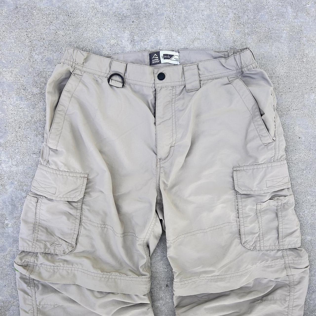 Alpine Design baggy zip off hiking pants - 34x32 -... - Depop