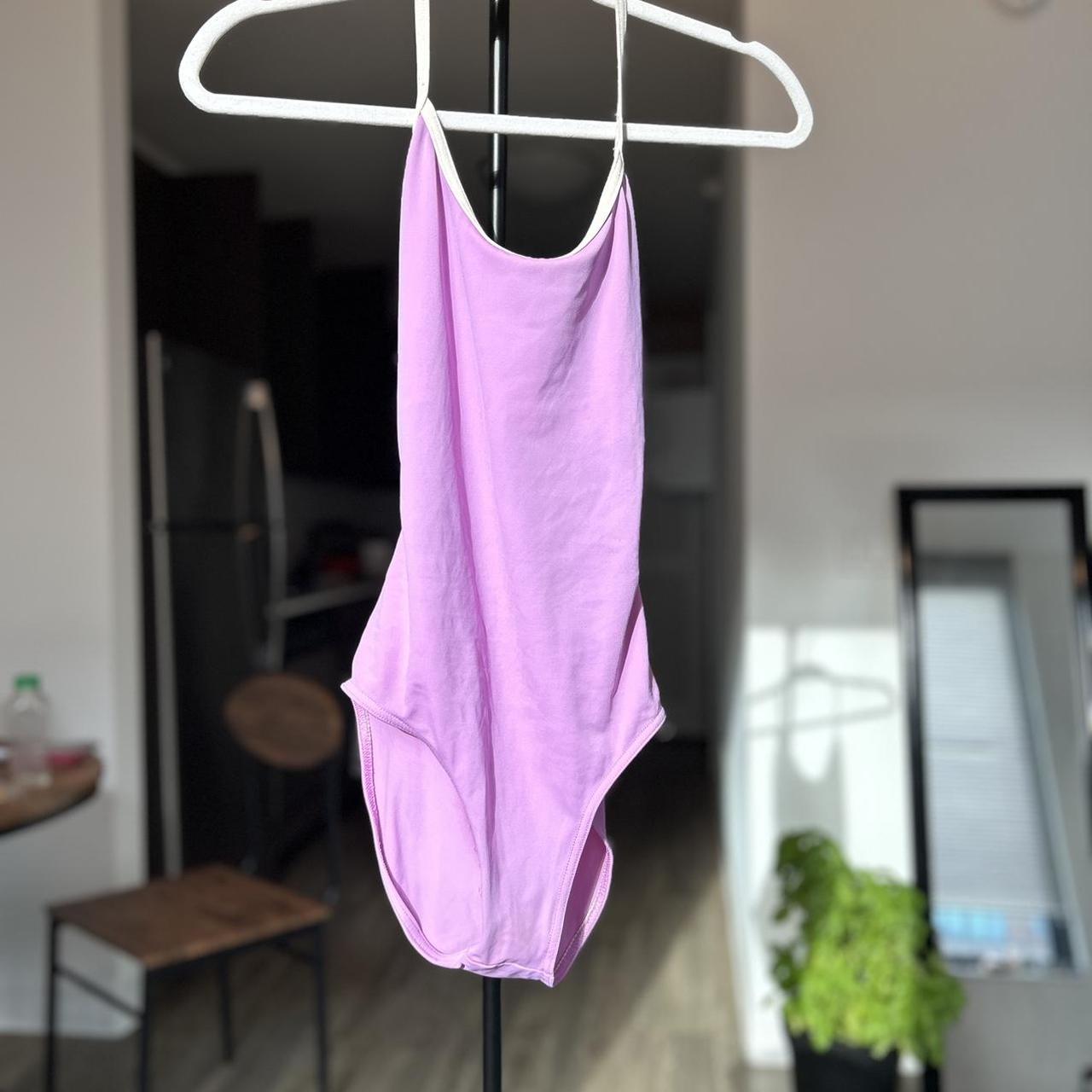 Kate Yumiko Leotard Pink with light pink trim So... - Depop