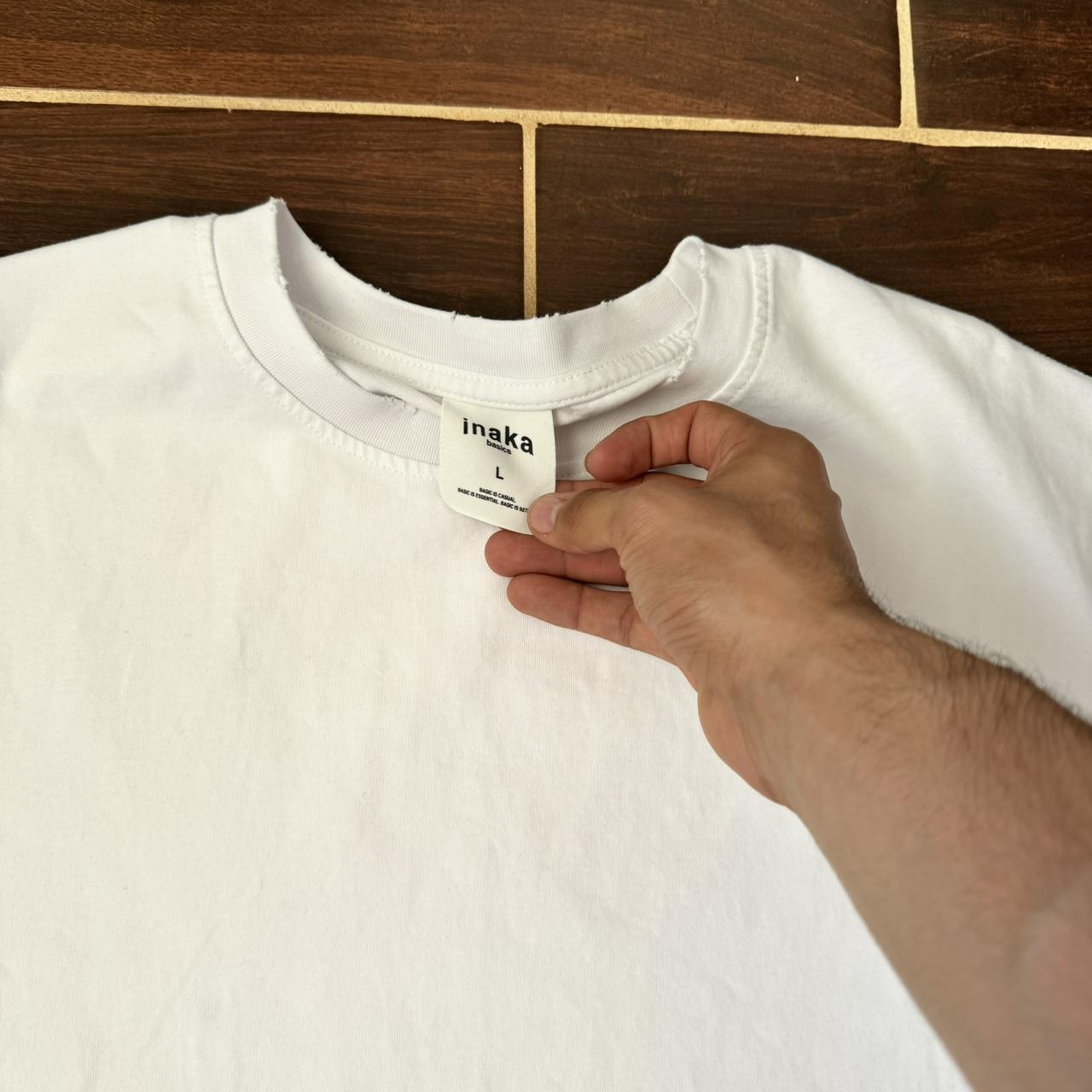 Inaka power basics white tee shirt size Large - Depop