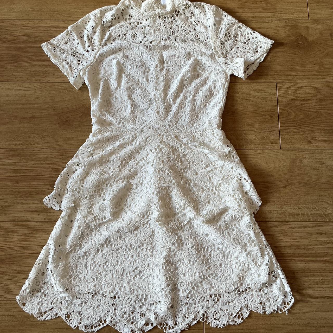 Brand New With Tags Missguided White Lace Layered... - Depop