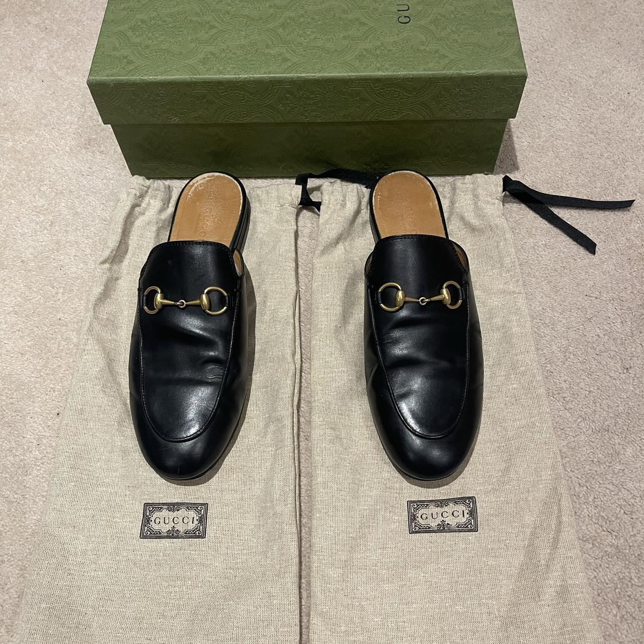 Gucci Princetown slide loafer Size... - Depop