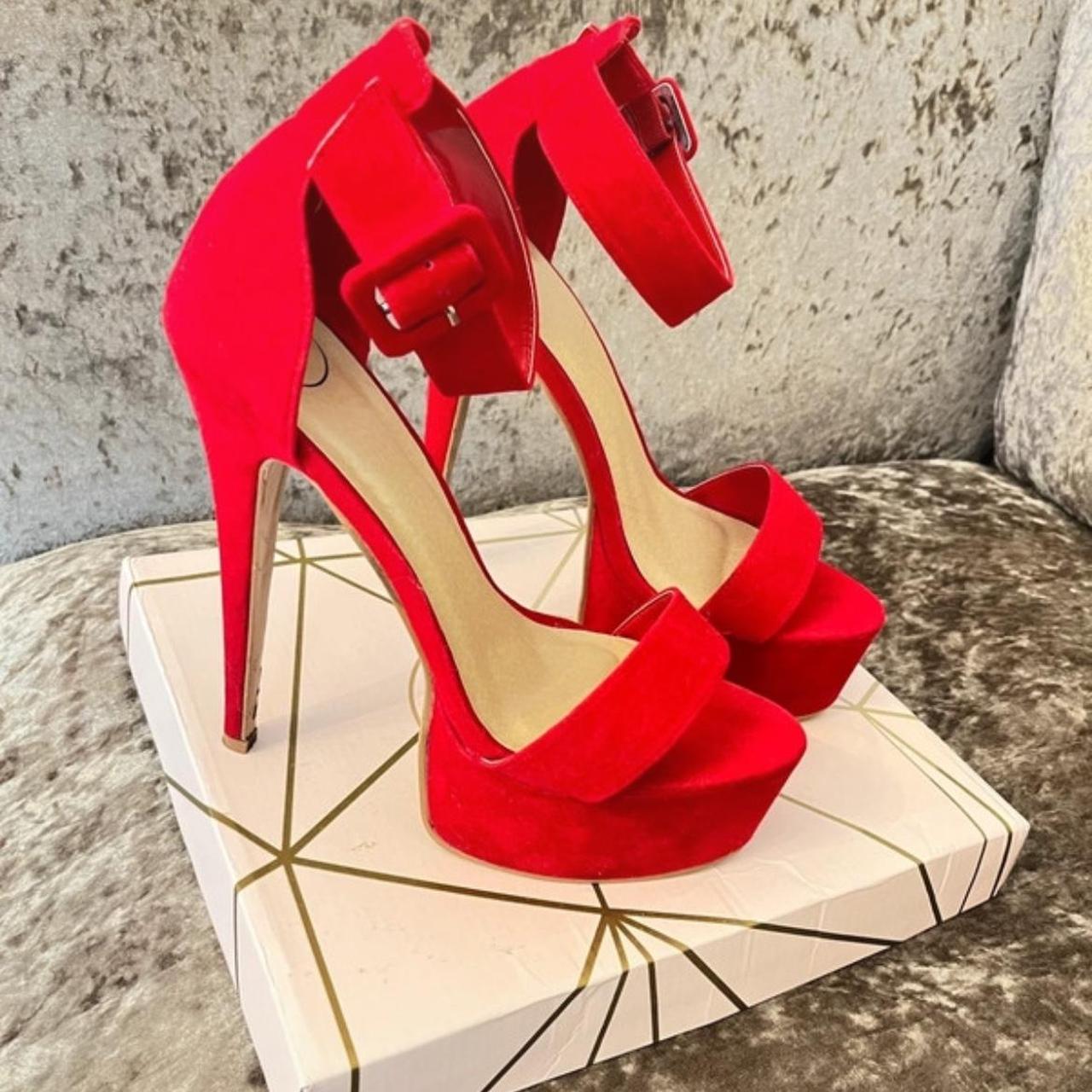 Red Platform Heels Red Velvet #highheels - Depop