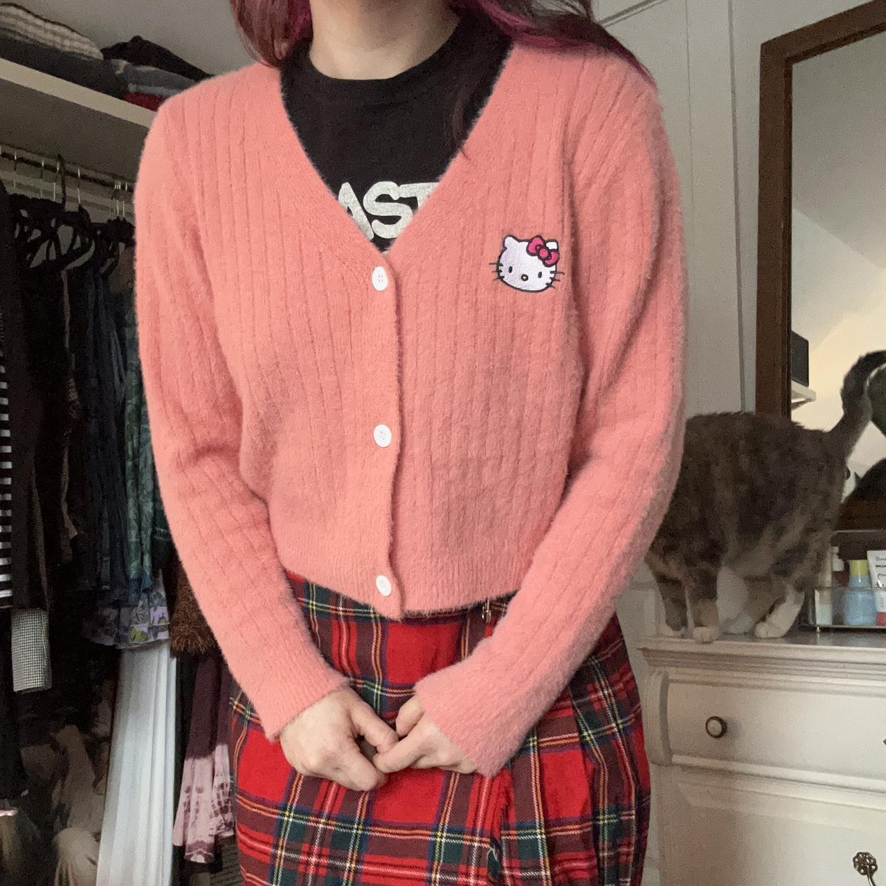 •Hello Kitty Cardigan• •so soft & kawaii💞 •size... - Depop