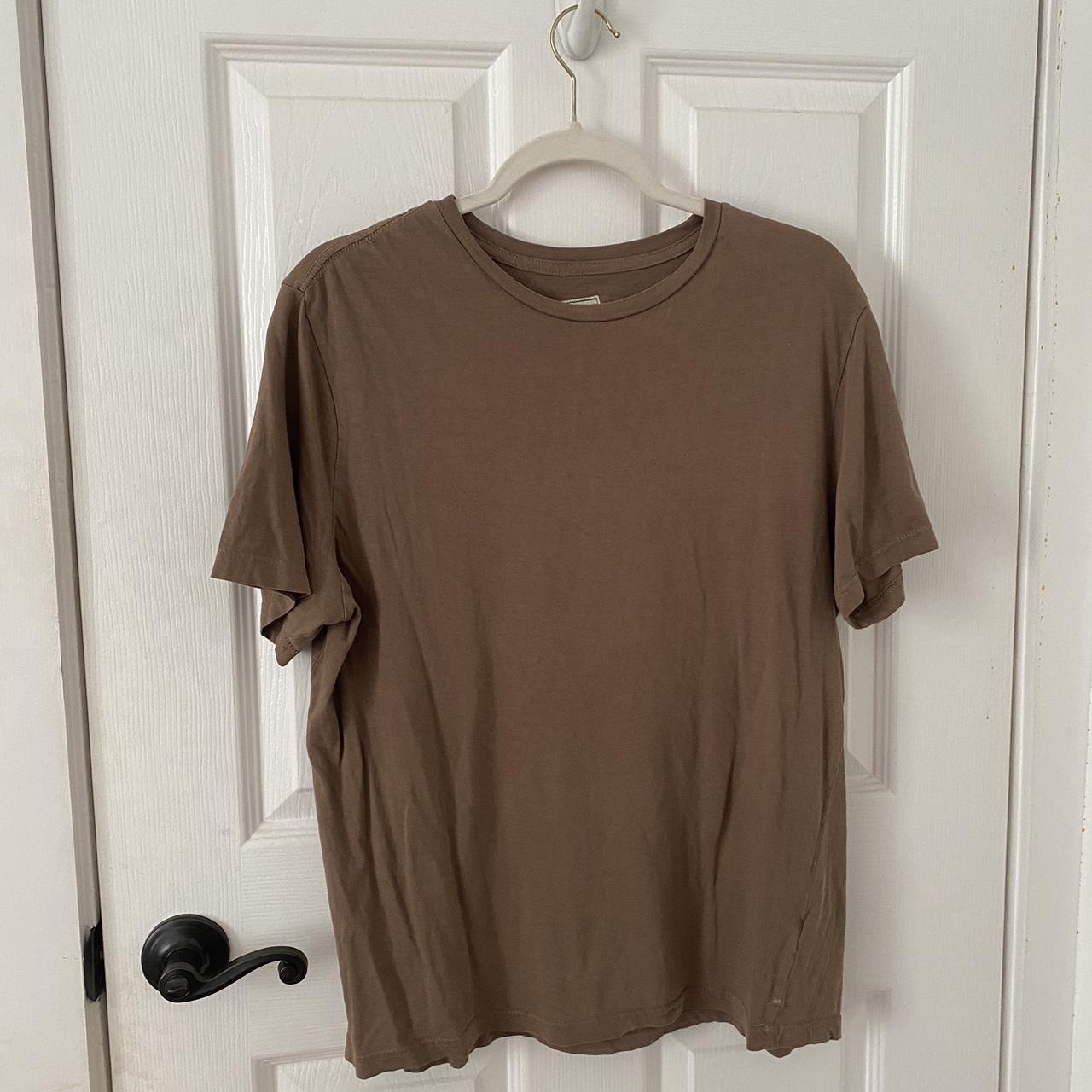 Perfectly soft brown tee. Unisex, fits M-XL best. - Depop