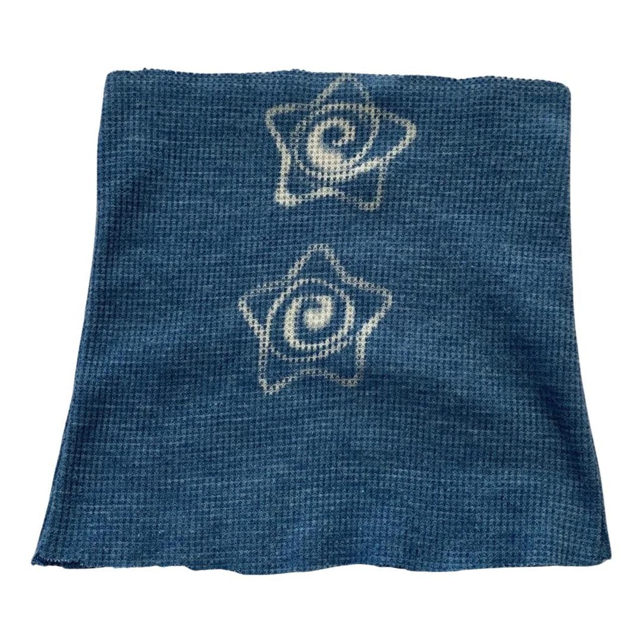 Whimsical Star Pattern Tube Top Waffle knit texture... - Depop