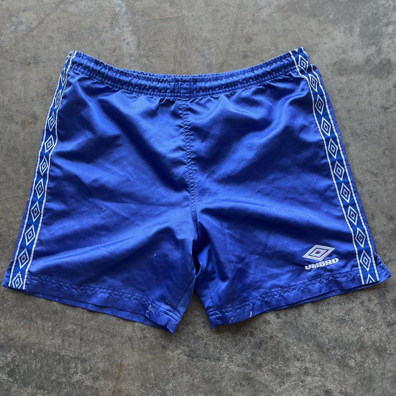Vtg Umbro Drawstring Athletic Shorts Size- Medium... - Depop