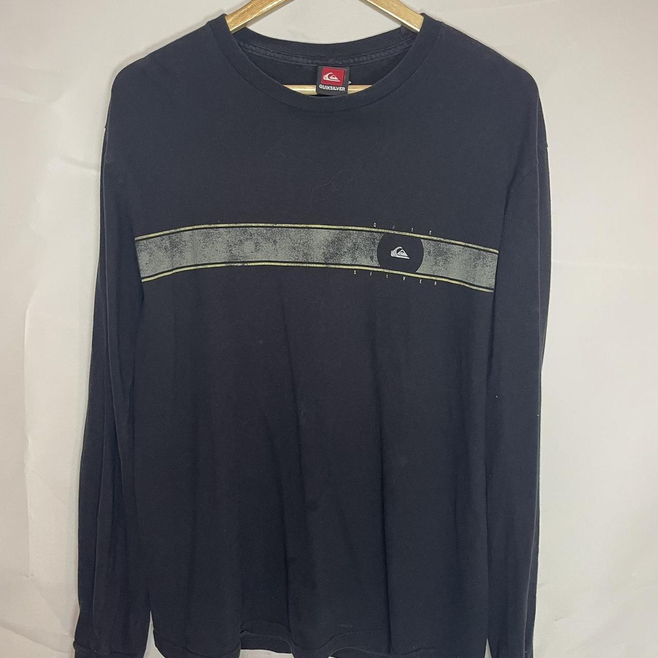 Quicksilver Long Sleeve Fits Small-Medium... - Depop