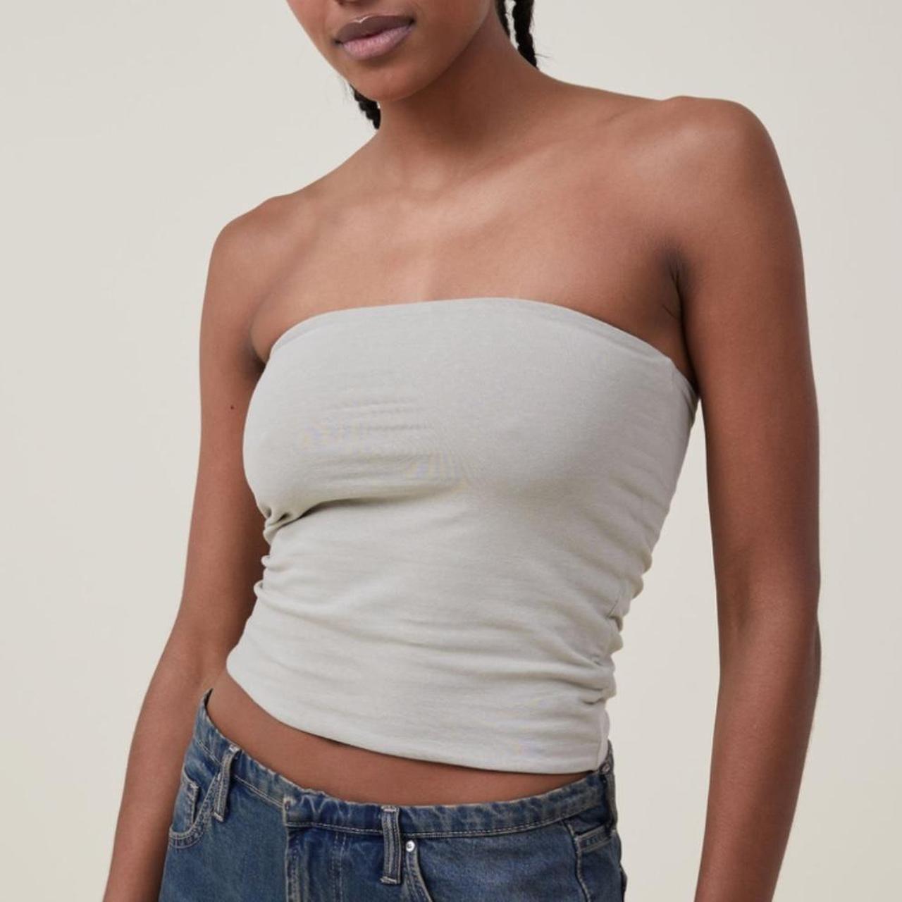 Jessica Tube Top Rrp 20 Grey Xs Never Worn Bundle Depop
