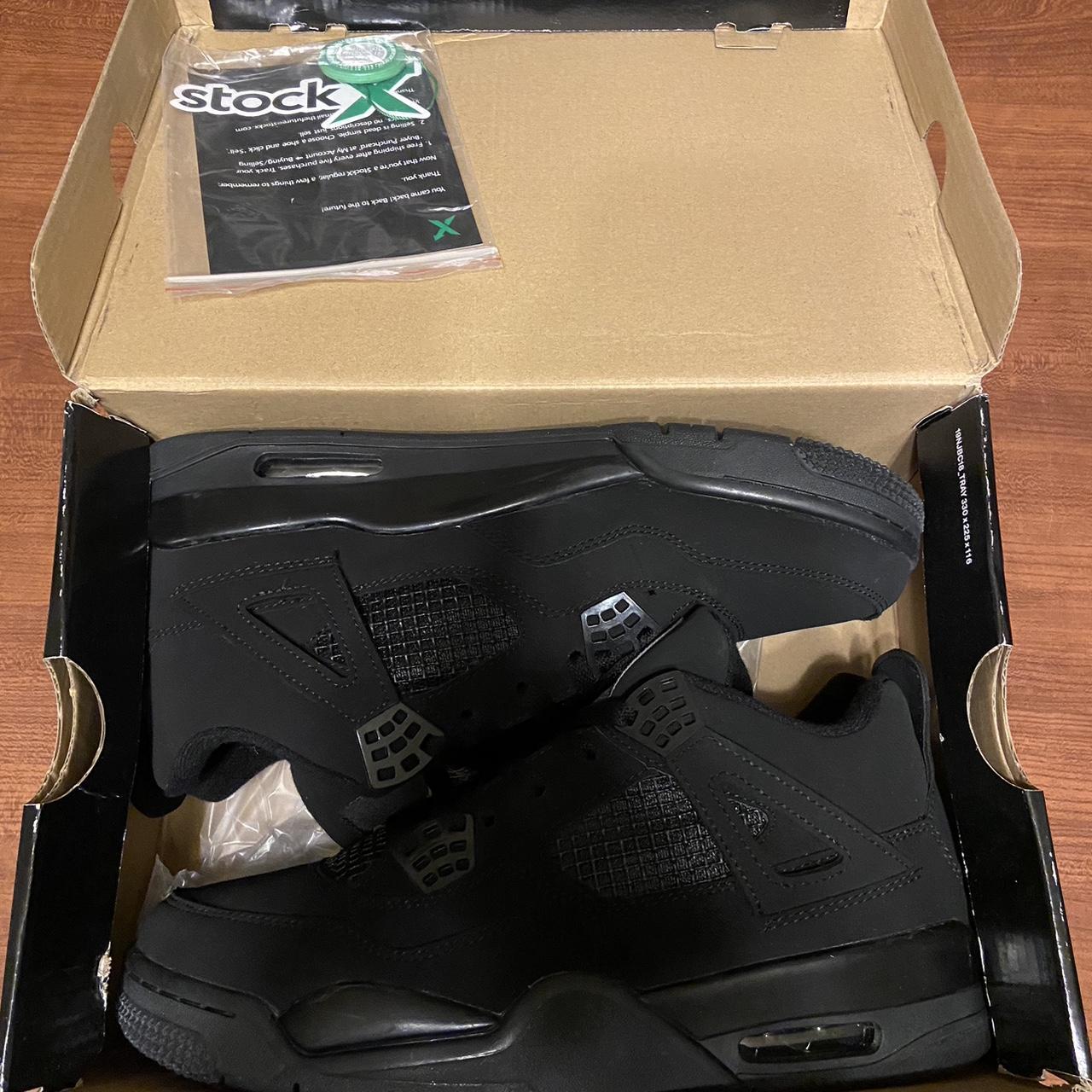 Black cat Jordan 4s *rep* Send offers ️ - Depop