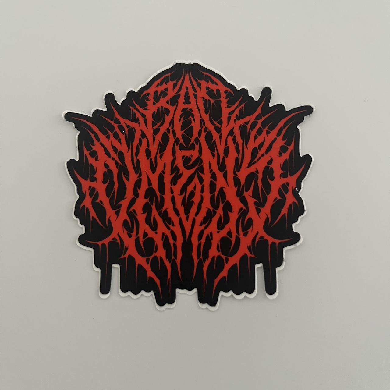 Bad Omens Sticker Bad Omens ‘Death Metal’ logo... - Depop