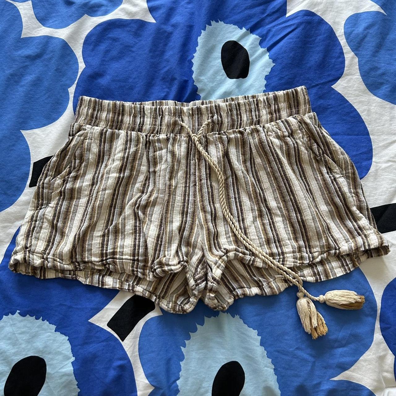 vanilla star multi colored beach shorts - Depop