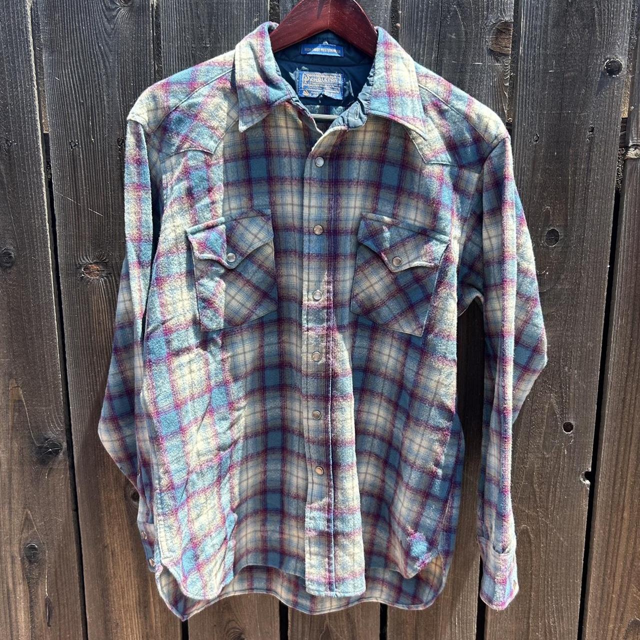 VINTAGE 90’s PENDLETON WESTERN WEAR FLANNEL... - Depop