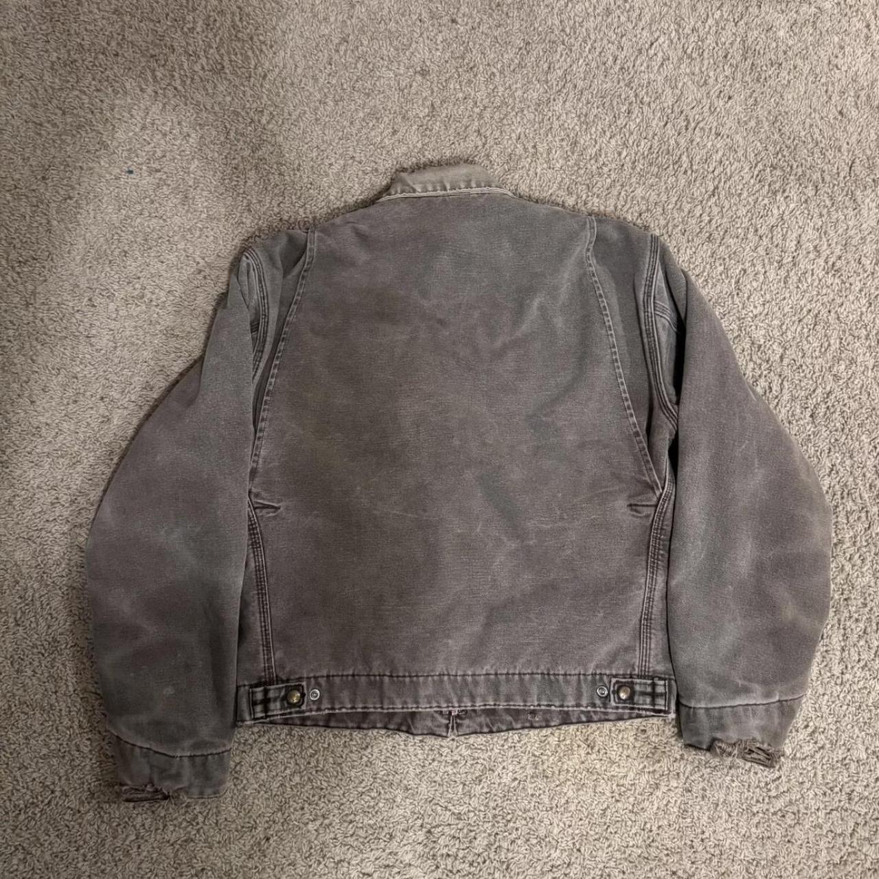 Grey Detroit Lined Work Jacket J97 GVL Size Med or... - Depop