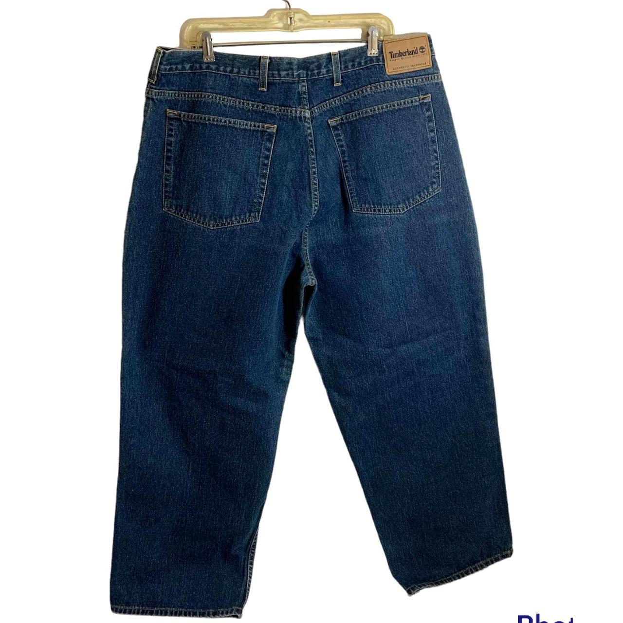 Men's Authentic Timberland Jeans Blue Denim Size... - Depop