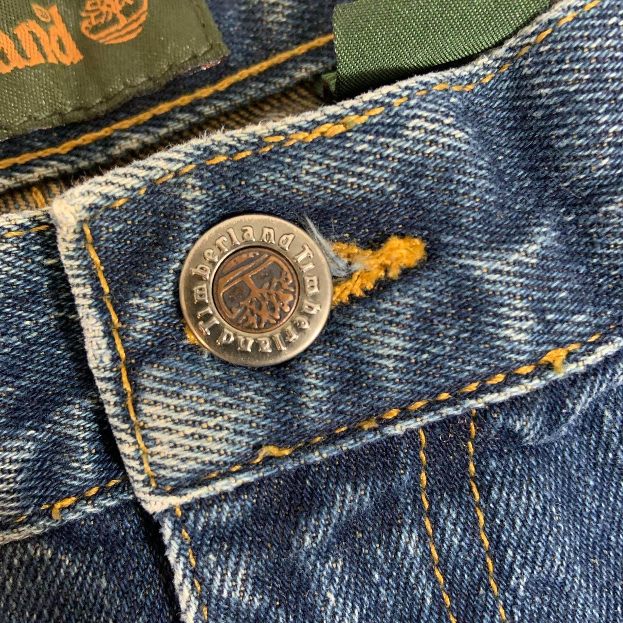 Men's Authentic Timberland Jeans Blue Denim Size... - Depop