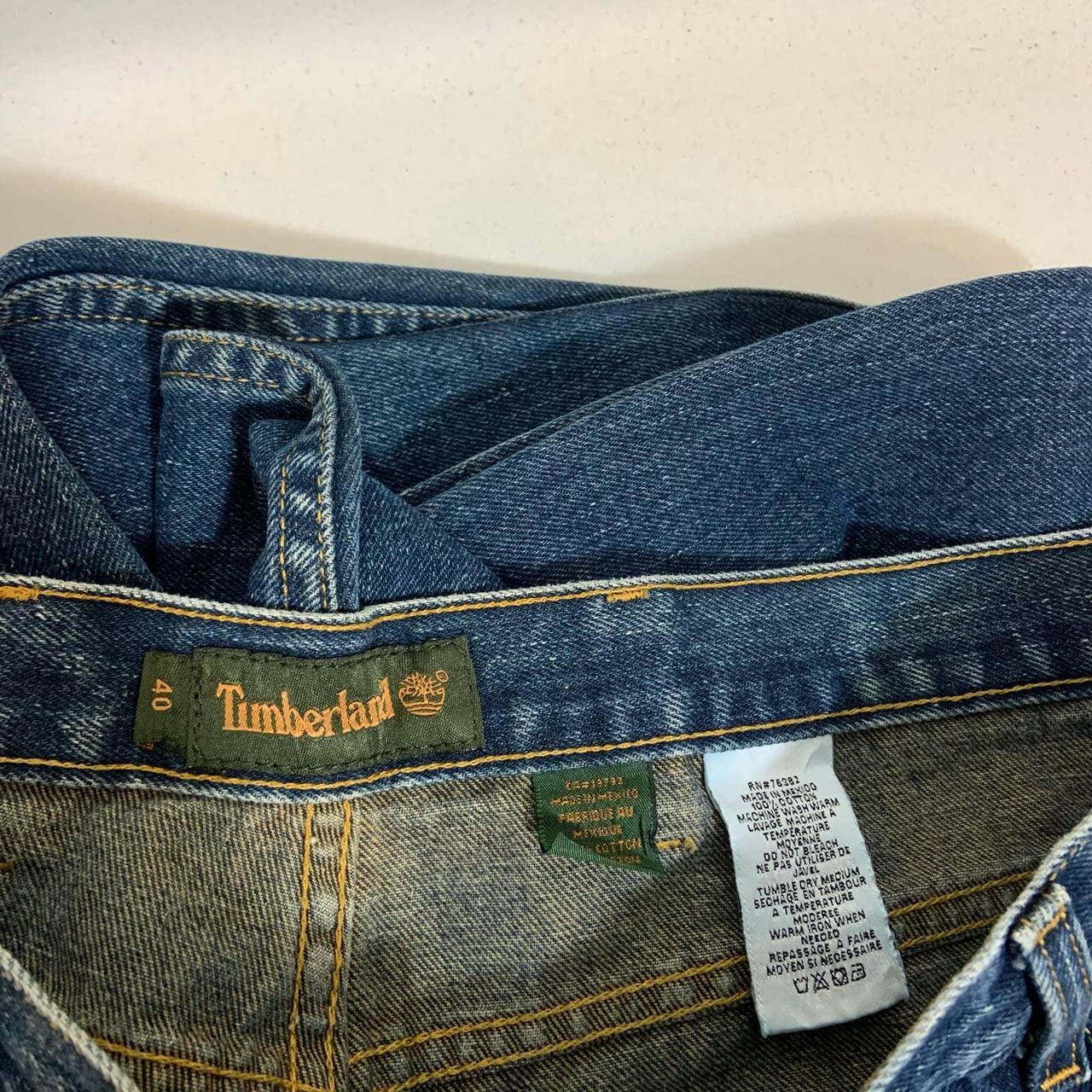 Men's Authentic Timberland Jeans Blue Denim Size... - Depop