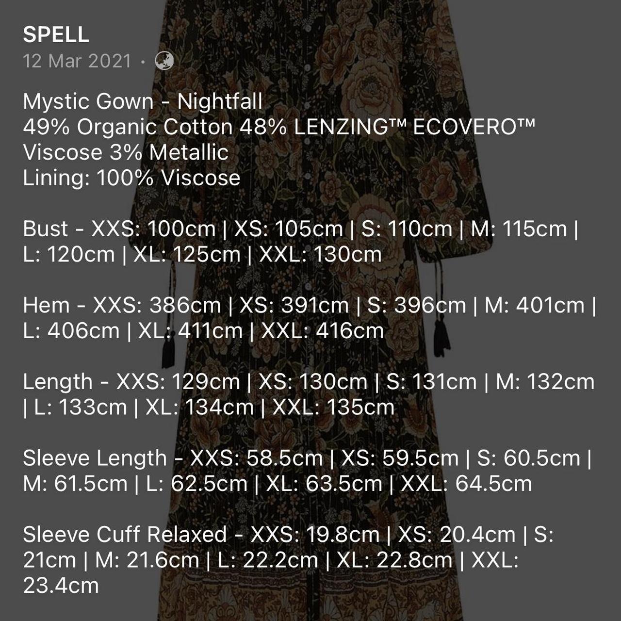 Spell and the Gypsy Mystic Gown -nightfall. XS. Worn... - Depop