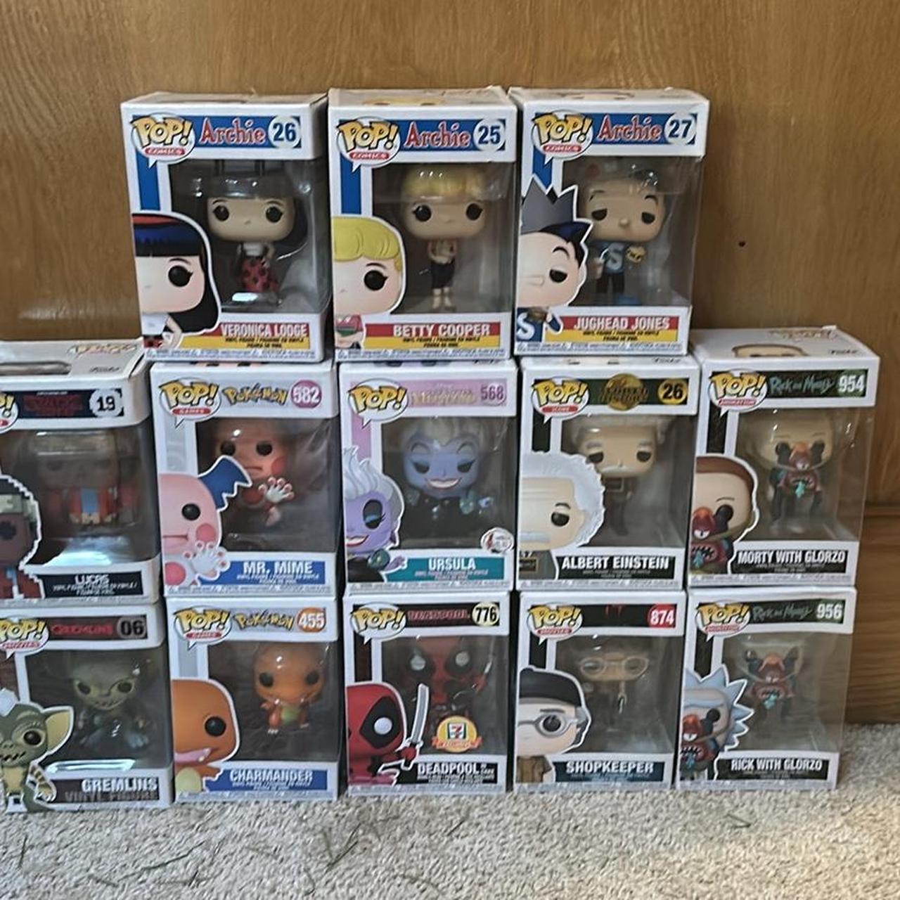 Assorted pop figure for sale $7 a piece or $90 for... - Depop