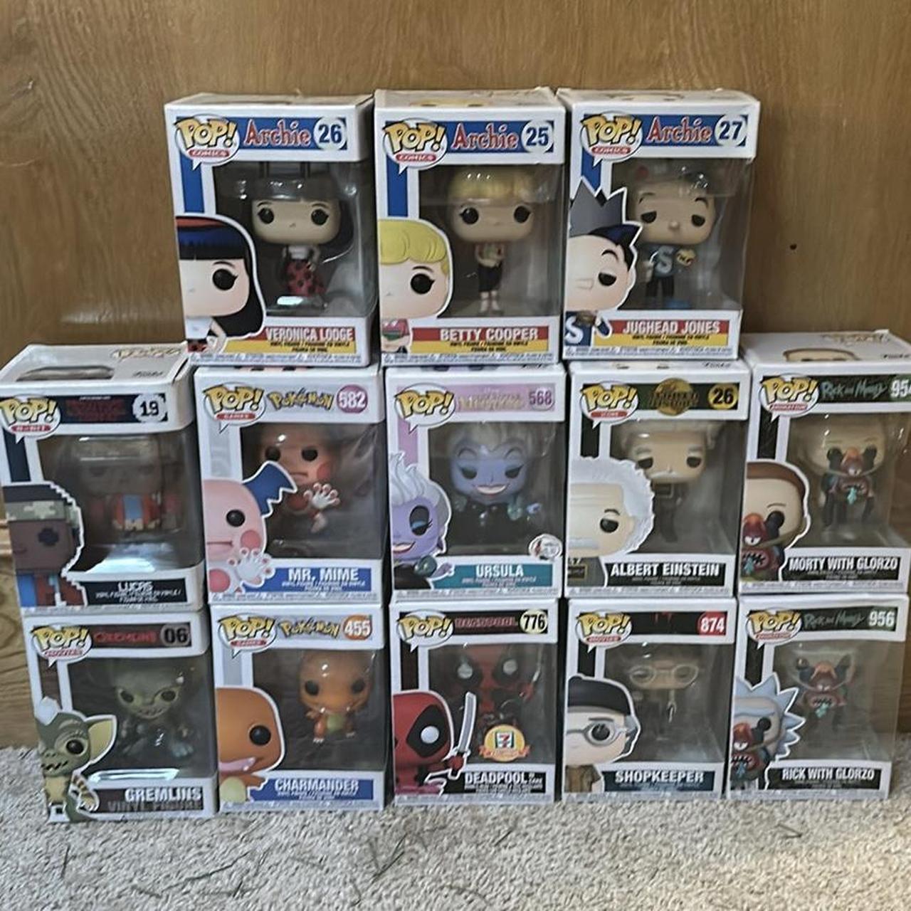 Assorted pop figure for sale $7 a piece or $90 for... - Depop