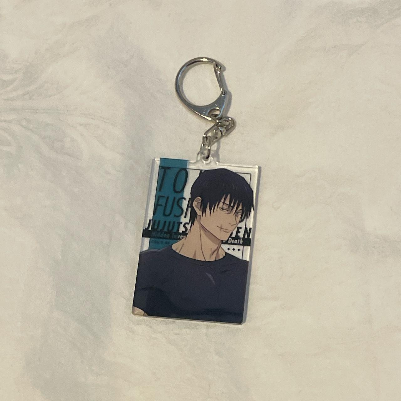 toji fushiguro acrylic keychain from jujutsu... - Depop