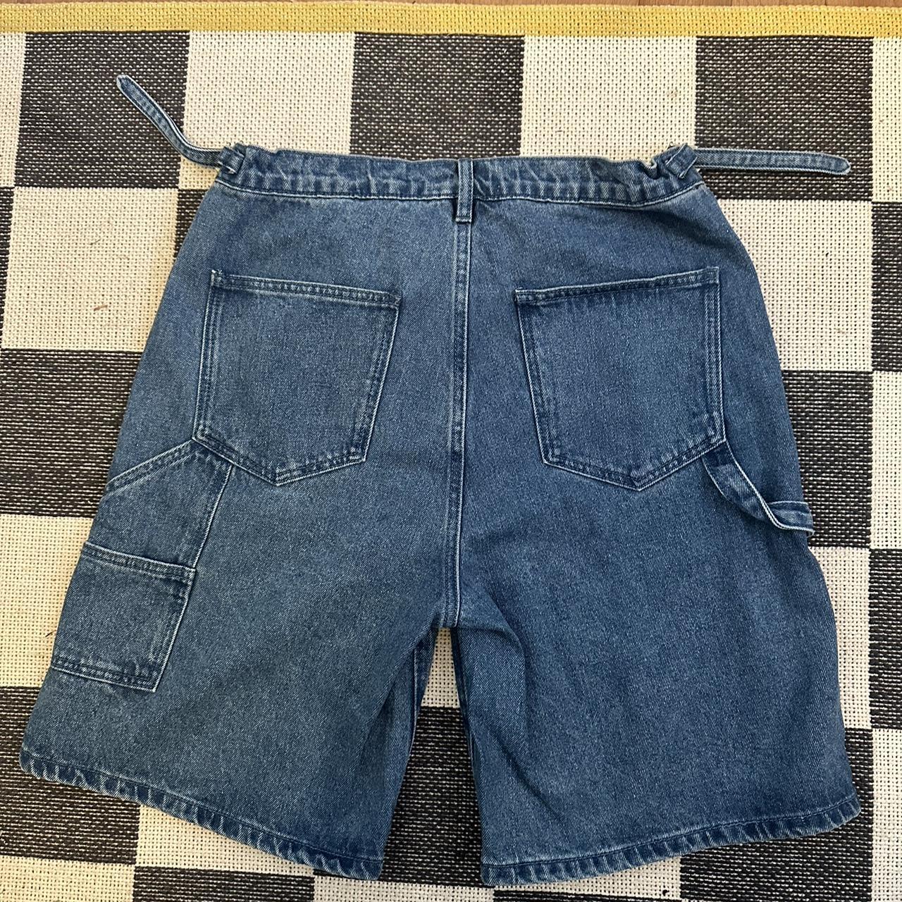Denim utility jorts from SWEATS, never worn just... - Depop