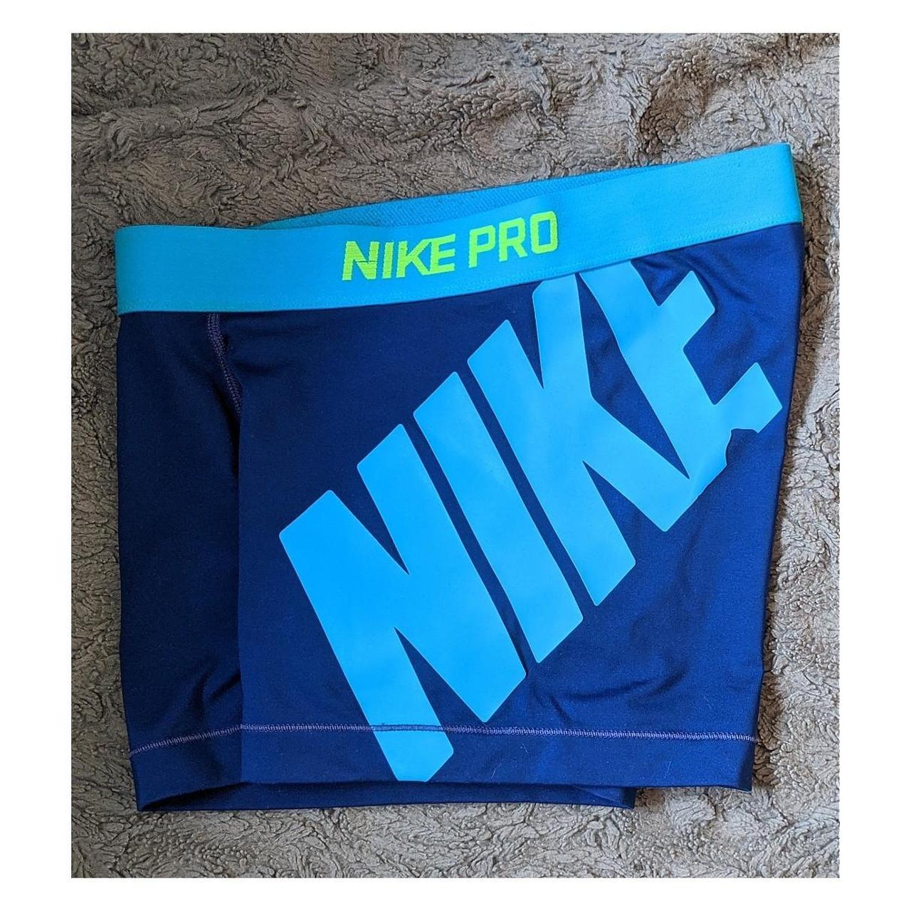 Nike Pro Shorts Small hole on the side M #nike... - Depop