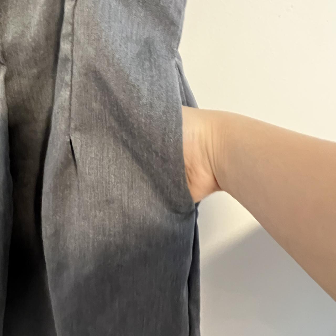 Short Grey Overalls - Two tone buttons - Deep... - Depop