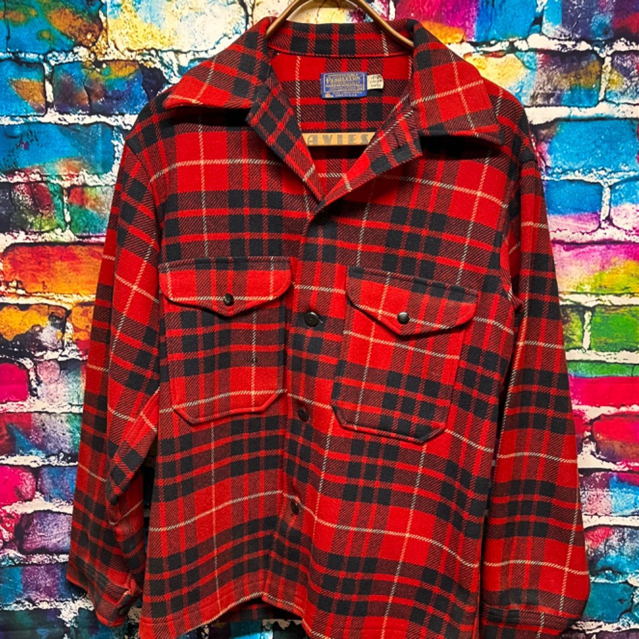 Pendleton Men's Red Shirt | Depop