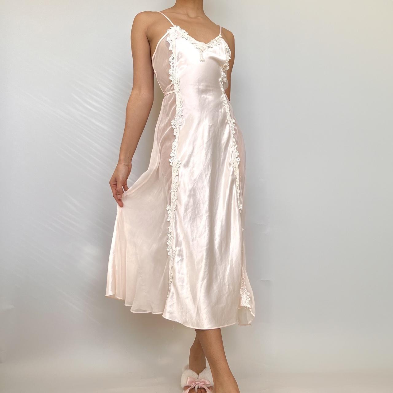 beautiful intimates piece, maxi dress with sheer... - Depop