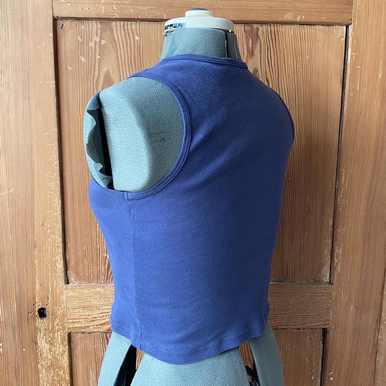 Subdued gothic style cross tank - size m, however... - Depop