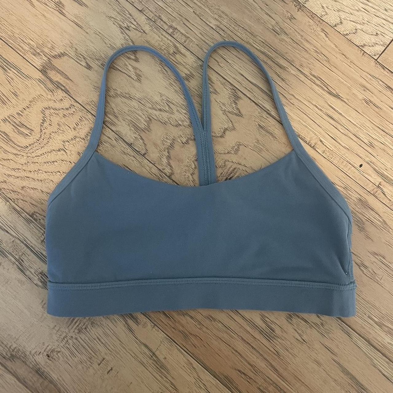 Lululemon Flow Y Bra teal color SOLD OUT ONLINE... - Depop
