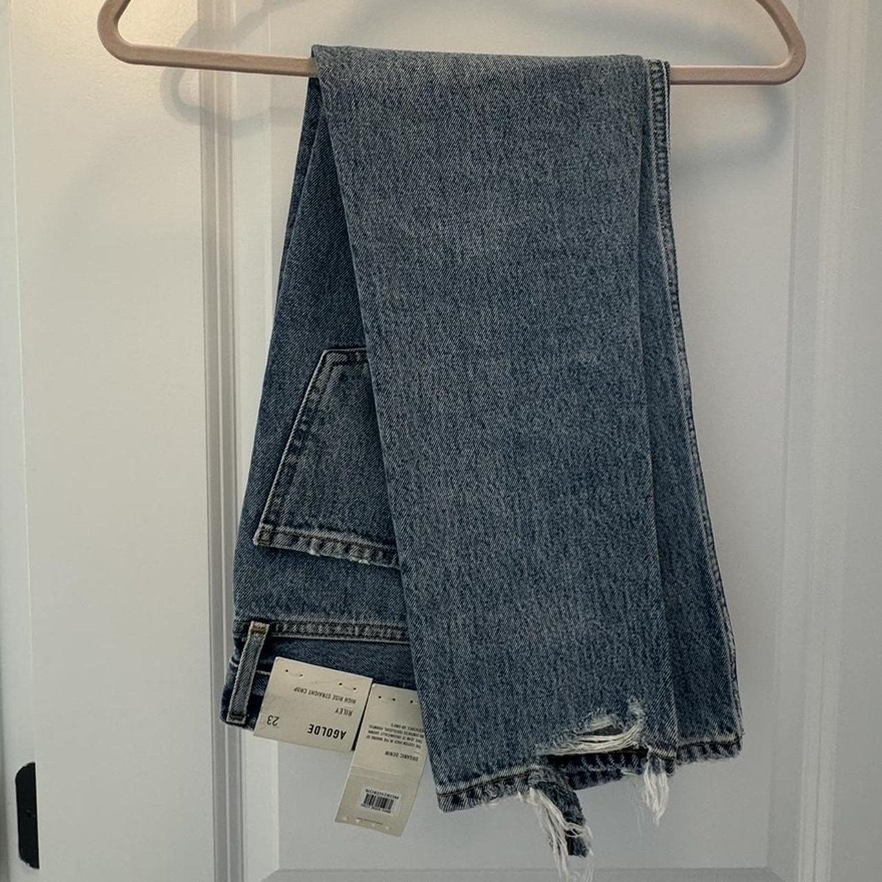 Agolde Riley crop jeans size 23 NEW WITH TAGS - Depop