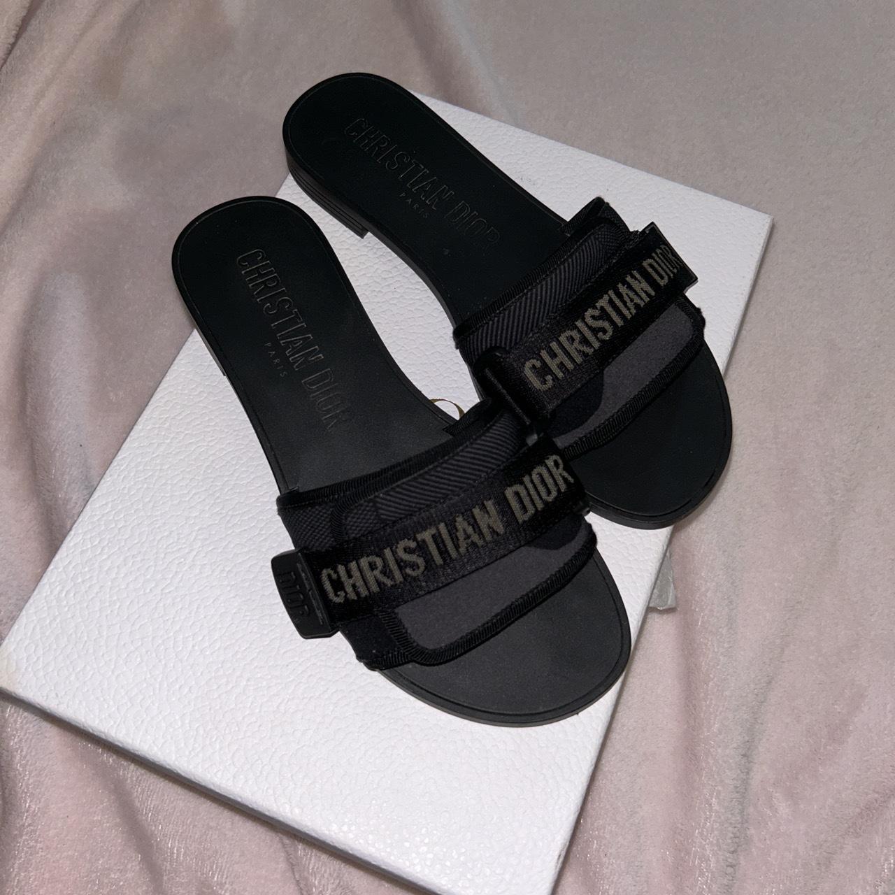 Dior sandals in excellent condition comes w original... - Depop
