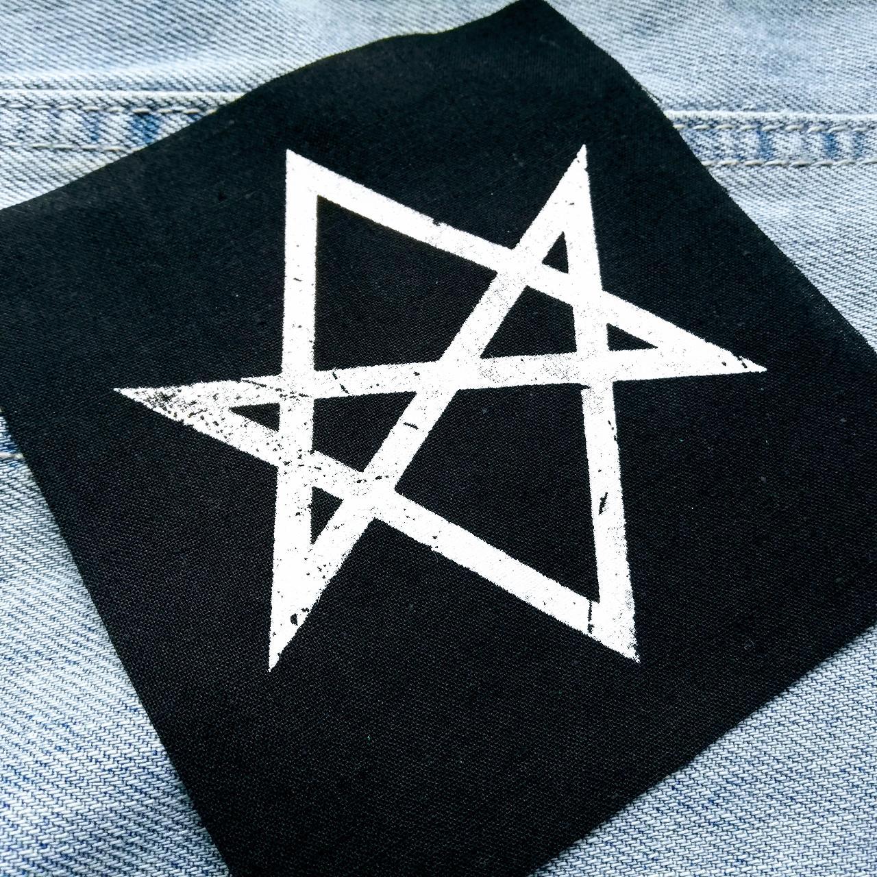 Unicursive hexagram patch. The history of this... - Depop