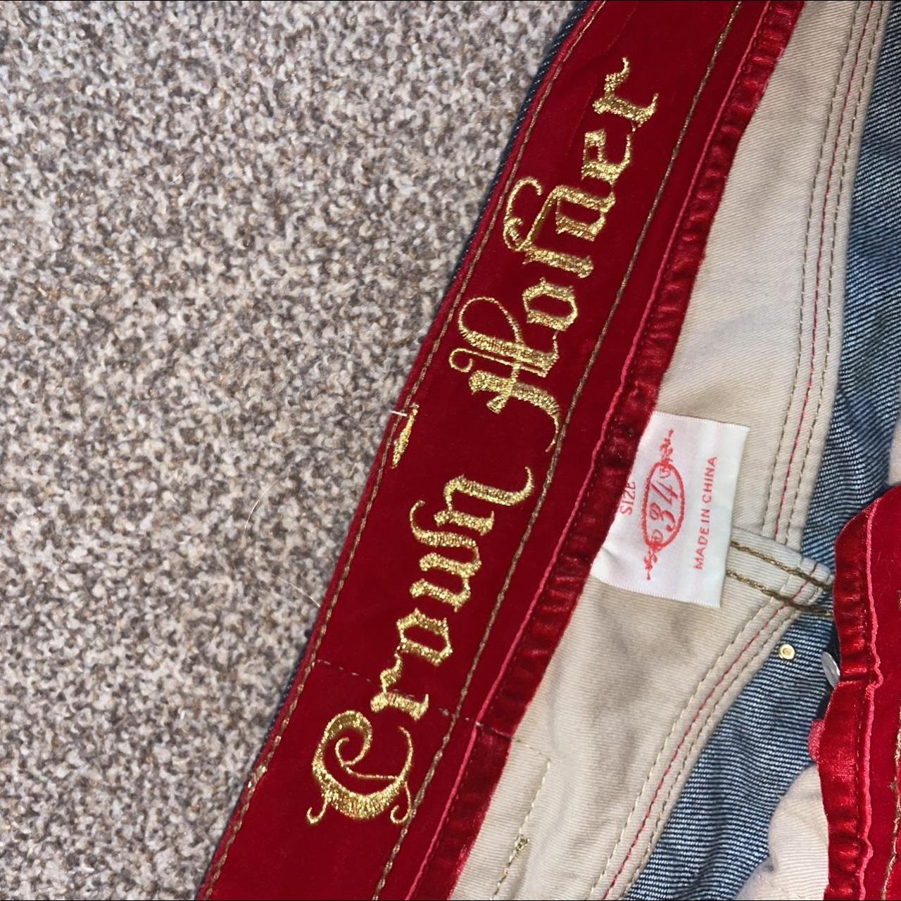 Crown holder jeans Worn wonce bought for £250 Going... - Depop