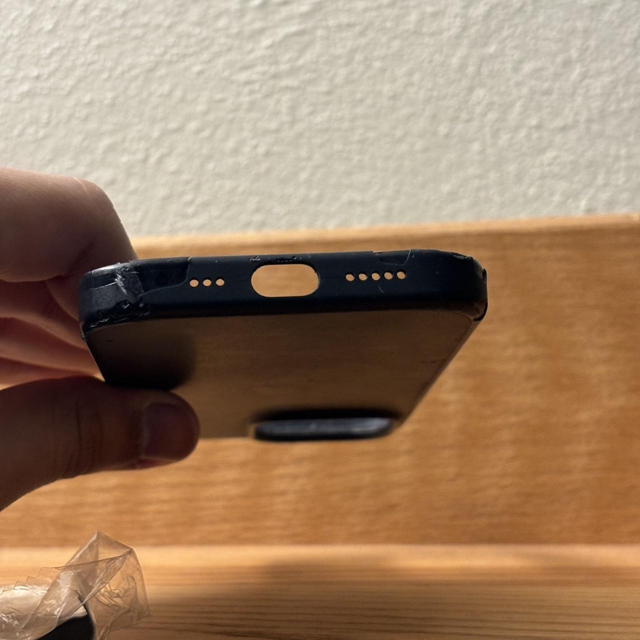 Navy Blue silicon Apple iPhone 13 Pro case - very... - Depop